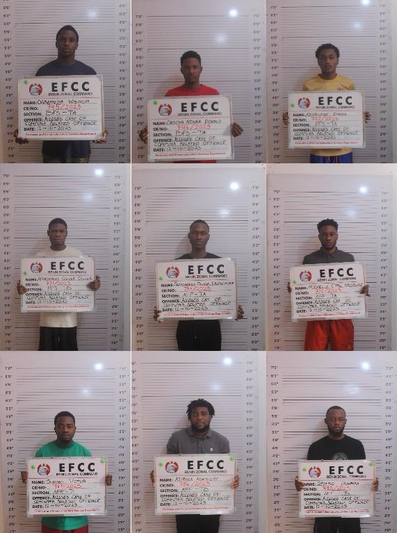 Court Sends 26 internet fraudsters to prison in Benin City - PENPUSHING